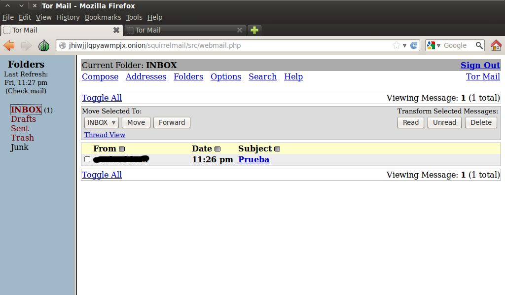 Tormail: Correo electrónico anónimo y seguro - Anonymous Costa Rica - groups - Crabgrass